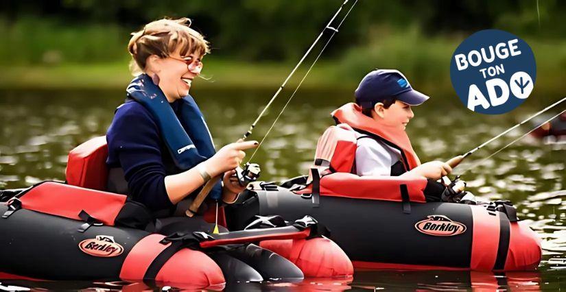 Stage d'initiation de pêche en float-tube dès 12 ans à la Maison Pêche et Nature, Jugon les Lacs ...